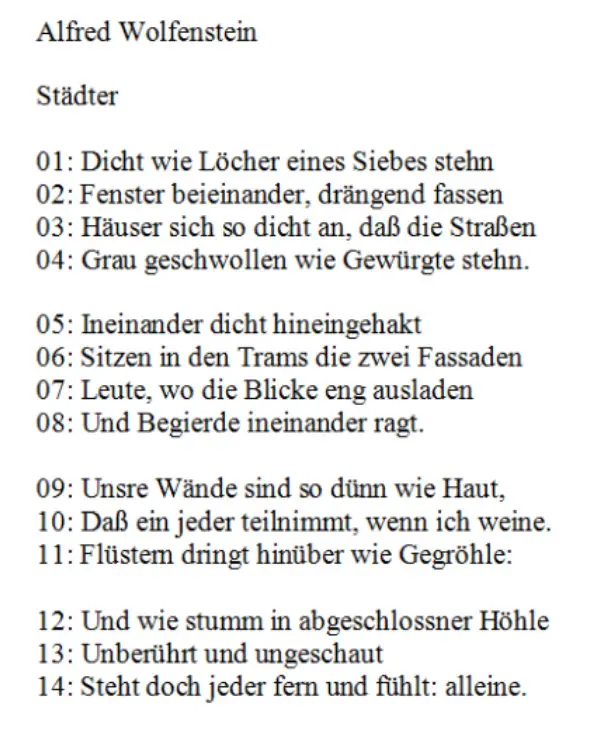 Kurz-Tipp: Gedicht-Interpretation: Erst die Aussagen, dann die Mittel ...